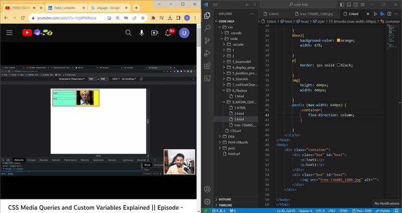 Learn and revise CSS Media Queries and Variables | Utkarsh Ladla posted ... Learn and revise CSS Media Queries and Variables | Utkarsh Ladla posted ...