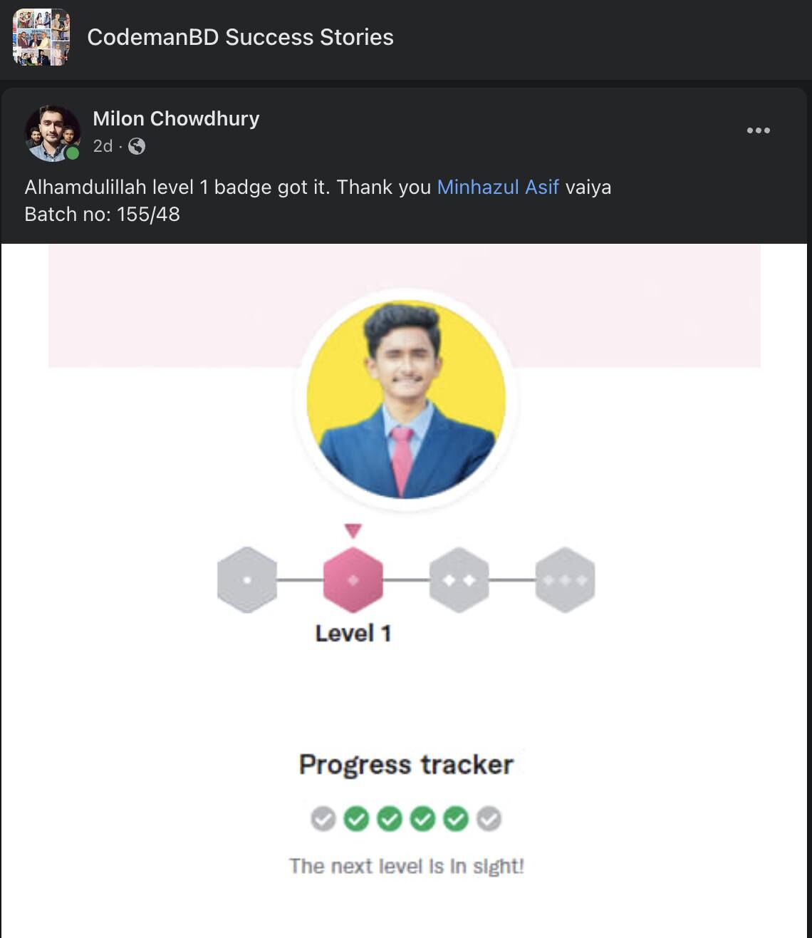 CodemanBD on LinkedIn: #levelwinner #fiverr #codemanbd #freelancing CodemanBD on LinkedIn: #levelwinner #fiverr #codemanbd #freelancing