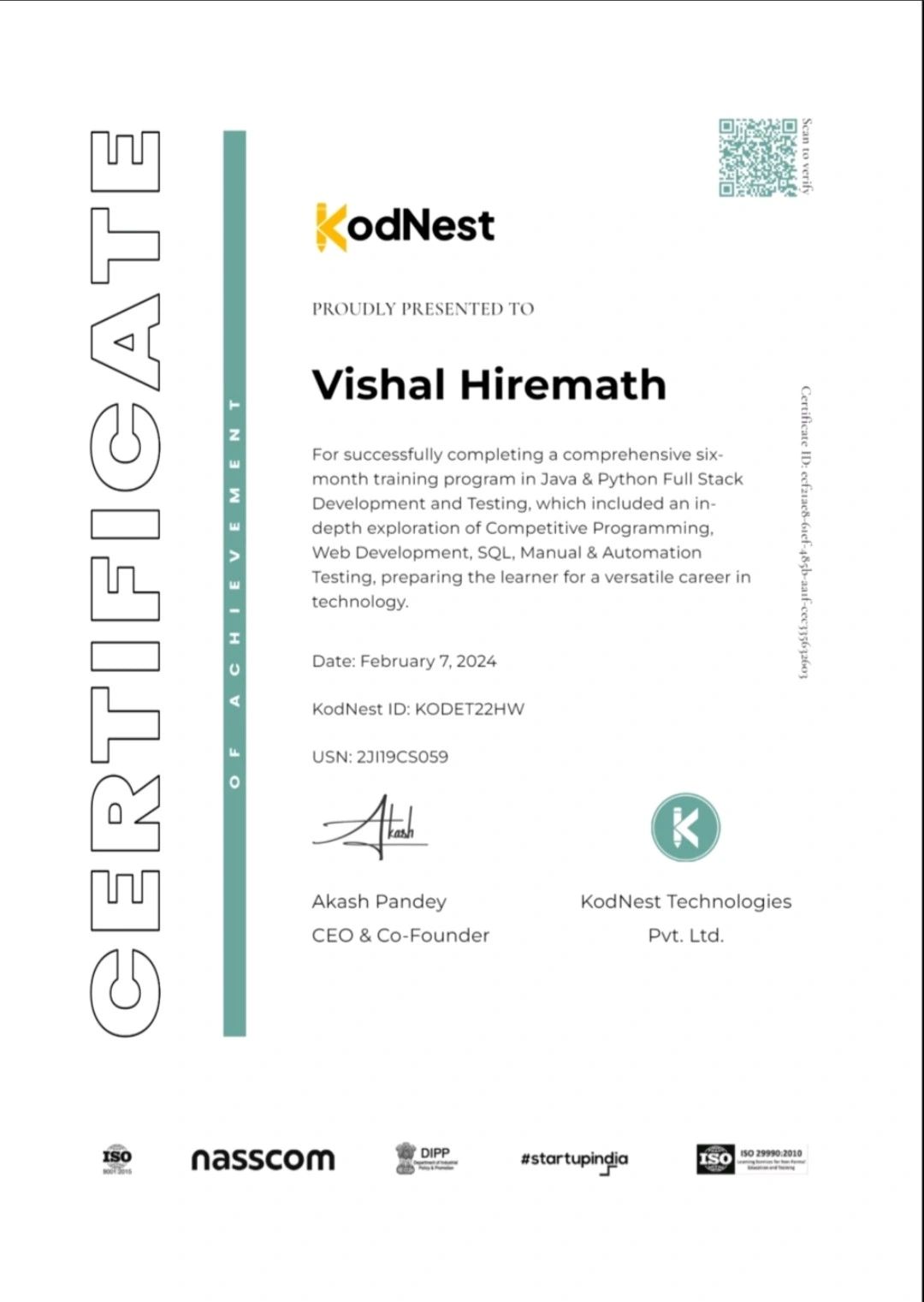 Vishal Hiremath on LinkedIn: #javafullstackdeveloper #java #python # ... Vishal Hiremath on LinkedIn: #javafullstackdeveloper #java #python # ...