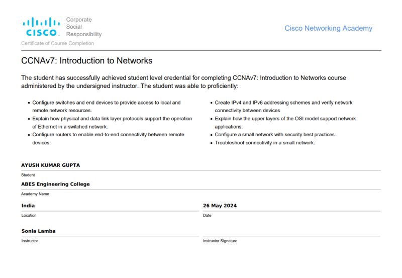 Ayush Kumar Gupta on LinkedIn: #ccna #networking #certification # ... Ayush Kumar Gupta on LinkedIn: #ccna #networking #certification # ...