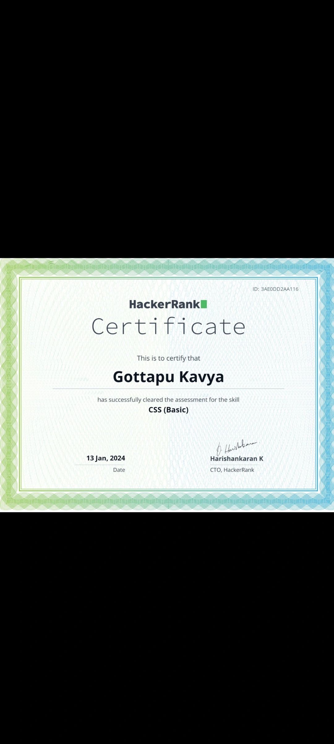 Kavya Gottapu on LinkedIn: #css #hackerrank #webdevelopment Kavya Gottapu on LinkedIn: #css #hackerrank #webdevelopment
