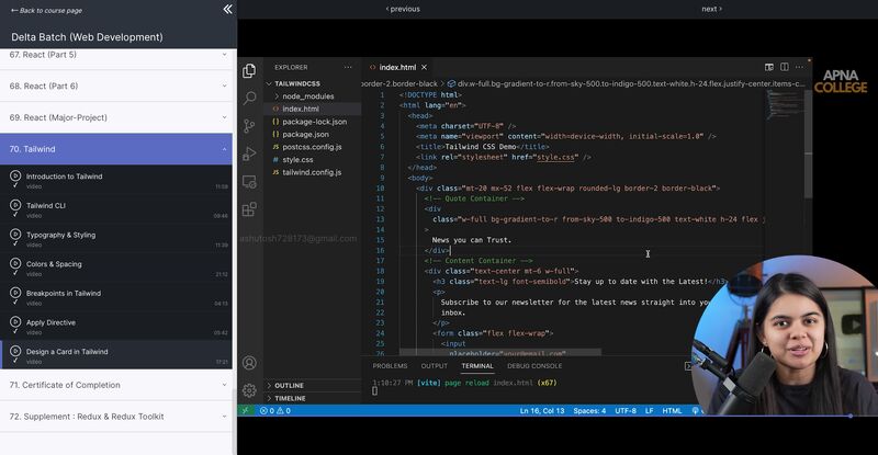 Ashutosh Kumar verma on LinkedIn: Completed with tailwind CSS 🤩 ... Ashutosh Kumar verma on LinkedIn: Completed with tailwind CSS 🤩 ...