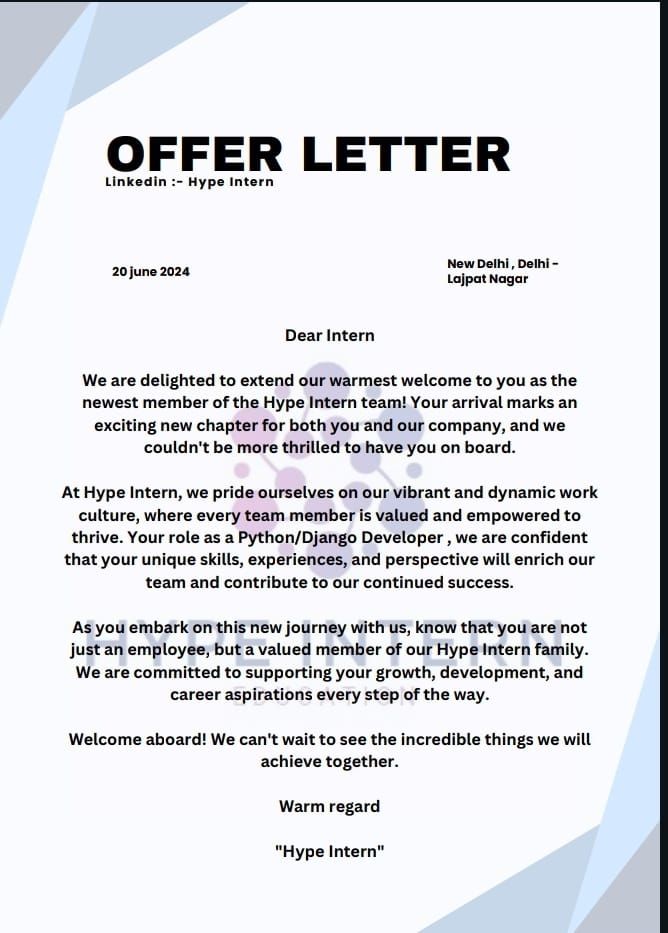 Sonaly Jain on LinkedIn: #internship #python #djangodeveloper # ... Sonaly Jain on LinkedIn: #internship #python #djangodeveloper # ...