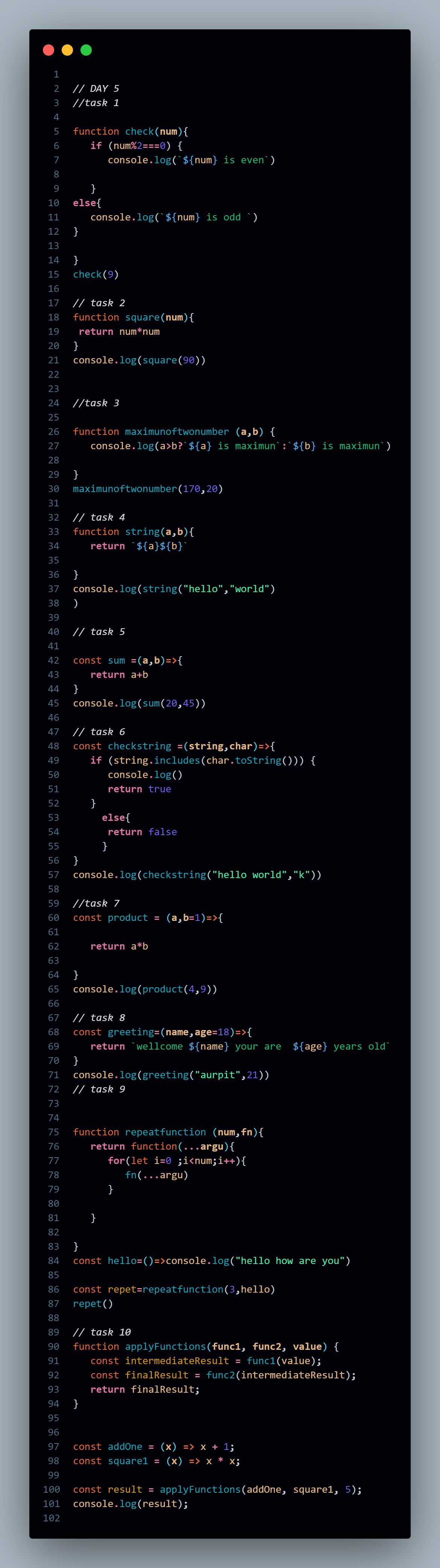 Aurpit Bhatia on LinkedIn: #chaiorcode #javascript #codingchallenge # ... Aurpit Bhatia on LinkedIn: #chaiorcode #javascript #codingchallenge # ...