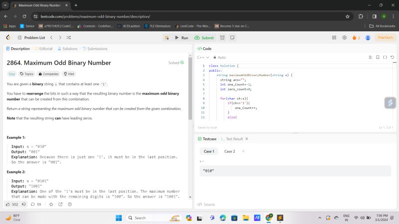 Arjun Singh on LinkedIn: #linkedin #leetcodechallenge #leetcode2024 # ... Arjun Singh on LinkedIn: #linkedin #leetcodechallenge #leetcode2024 # ...