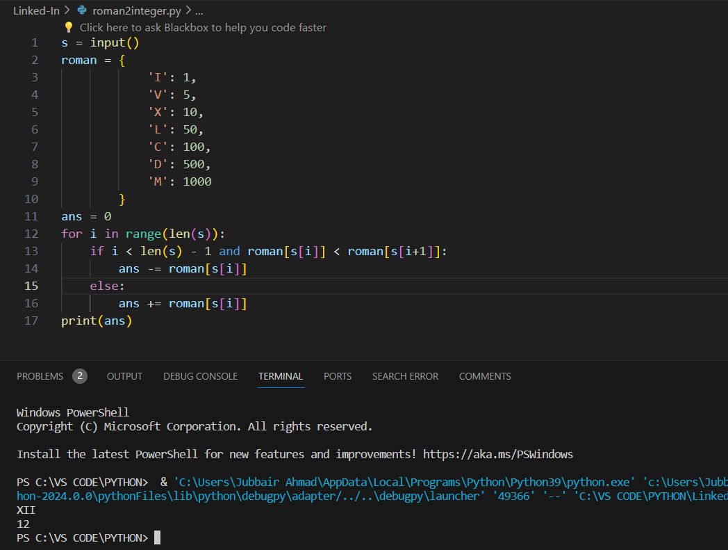 Jubbair Ahmad on LinkedIn: #day14 #python #codingchallenge #techjourney ... Jubbair Ahmad on LinkedIn: #day14 #python #codingchallenge #techjourney ...