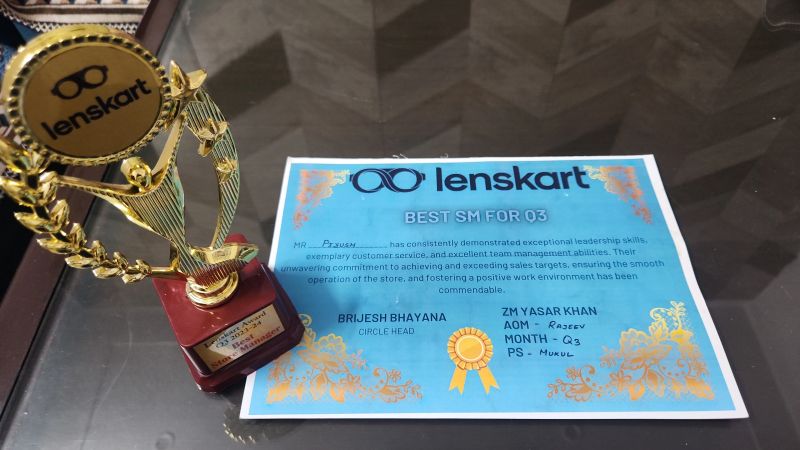 Piyush Kaushik on LinkedIn: Awarded as Best Store Manager for Q3 Thank ... Piyush Kaushik on LinkedIn: Awarded as Best Store Manager for Q3 Thank ...
