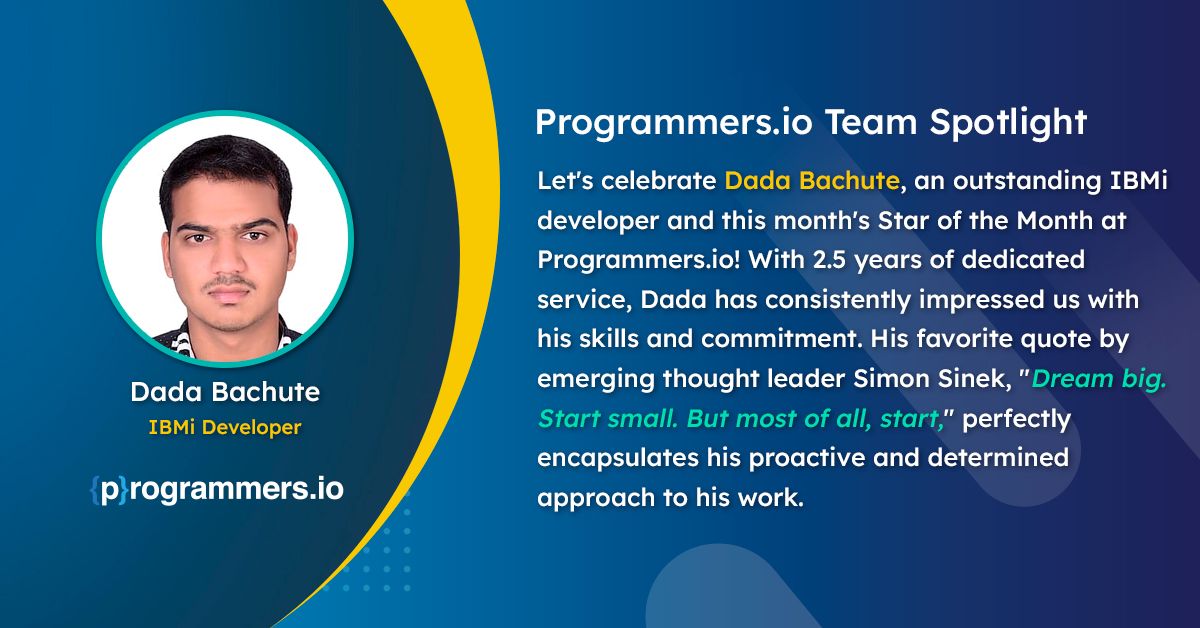 Programmers.io on LinkedIn: #programmersio #ibmi #spotlighttuesday # ... Programmers.io on LinkedIn: #programmersio #ibmi #spotlighttuesday # ...