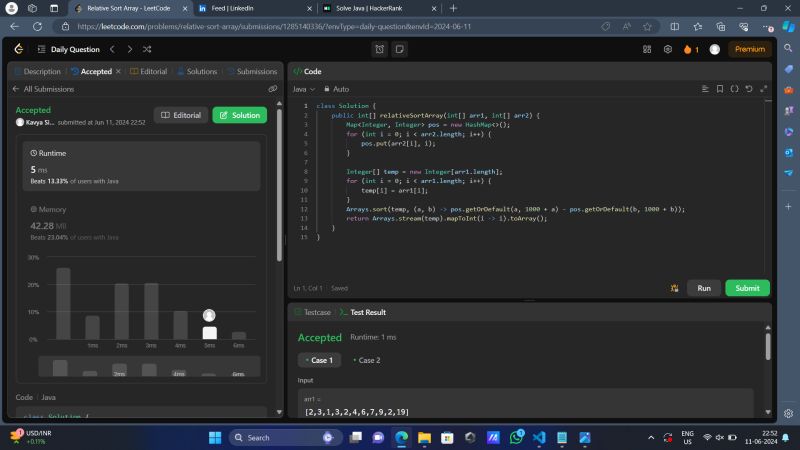 Kavya Singh on LinkedIn: #day34 #100dayleetcode #leetcode ... Kavya Singh on LinkedIn: #day34 #100dayleetcode #leetcode ...