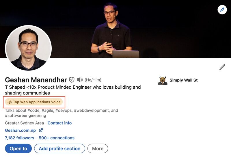 Geshan Manandhar on LinkedIn: #linkedin #webapplications #posting # ... Geshan Manandhar on LinkedIn: #linkedin #webapplications #posting # ...