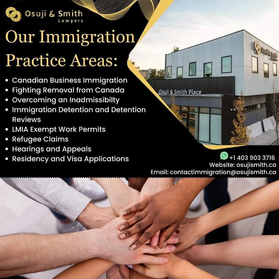 Charles Osuji on LinkedIn: Osuji & Smith Lawyers, Immigration Division ... Charles Osuji on LinkedIn: Osuji & Smith Lawyers, Immigration Division ...