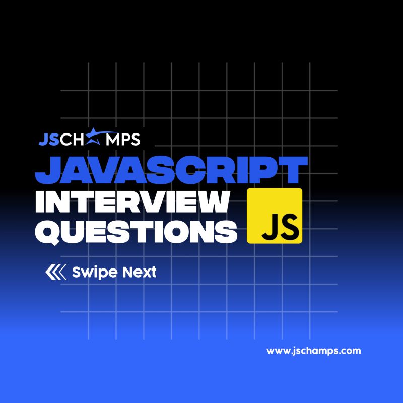 JSChamps on LinkedIn: #javascript #jschamps #interviewprep # ... JSChamps on LinkedIn: #javascript #jschamps #interviewprep # ...