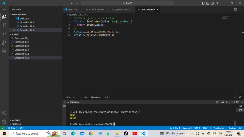 Muhammad Waheed on LinkedIn: #100daysofcode #typescript #codingchallenge Muhammad Waheed on LinkedIn: #100daysofcode #typescript #codingchallenge