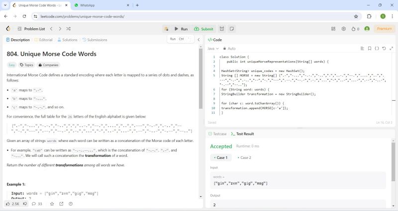 Suwarna Junghare on LinkedIn: #100daysofcoding #java #leetcode Suwarna Junghare on LinkedIn: #100daysofcoding #java #leetcode