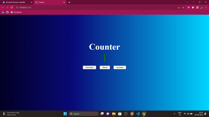 Ayush Kumar on LinkedIn: #html #css #javascript #100daysofcodechallege ... Ayush Kumar on LinkedIn: #html #css #javascript #100daysofcodechallege ...