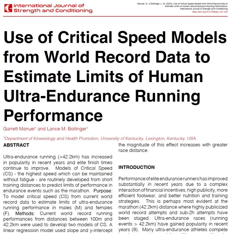 IUSCA on LinkedIn: 🚨Published Today🚨 Use of Critical Speed Models from ... IUSCA on LinkedIn: 🚨Published Today🚨 Use of Critical Speed Models from ...