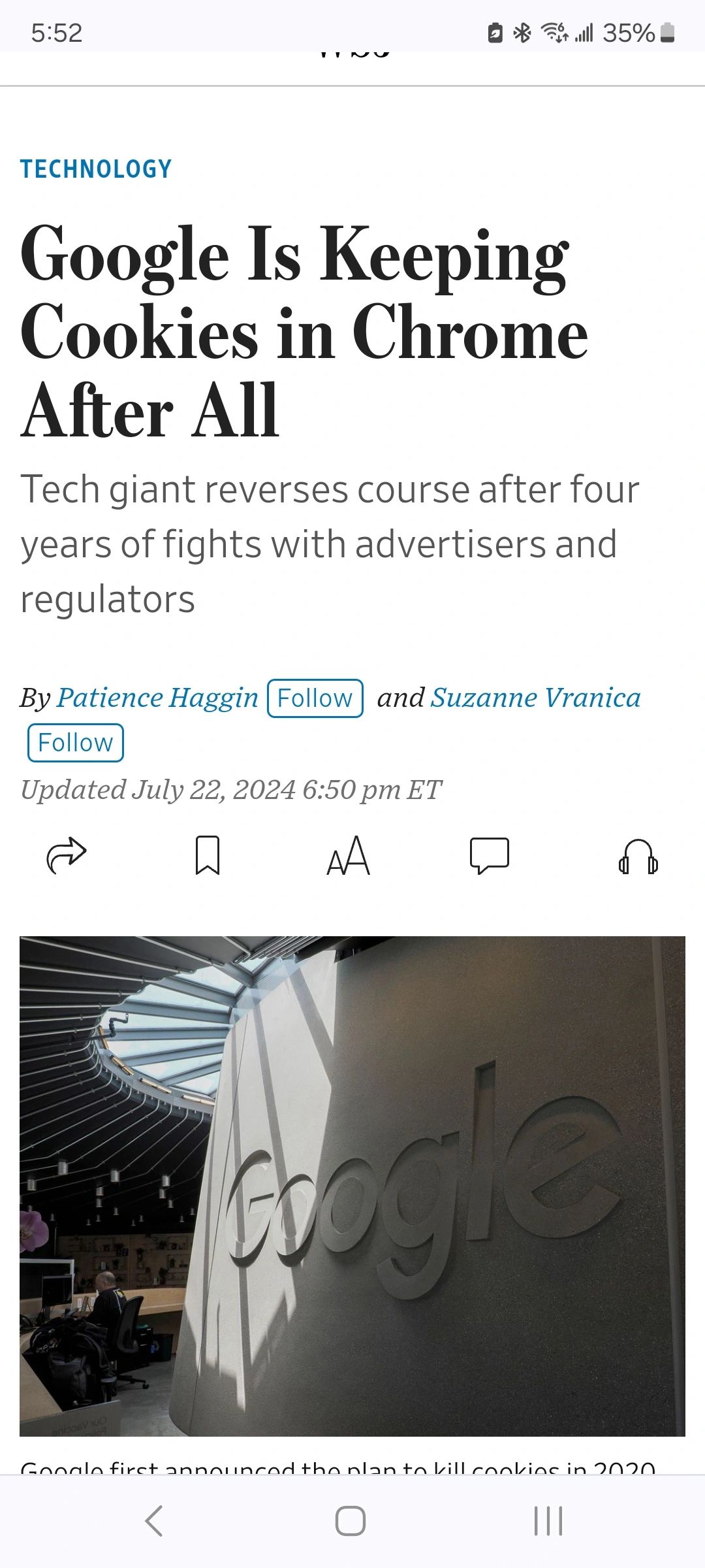Carolyn Tang Kmet on LinkedIn: Google reverses course and ends plan to ... Carolyn Tang Kmet on LinkedIn: Google reverses course and ends plan to ...