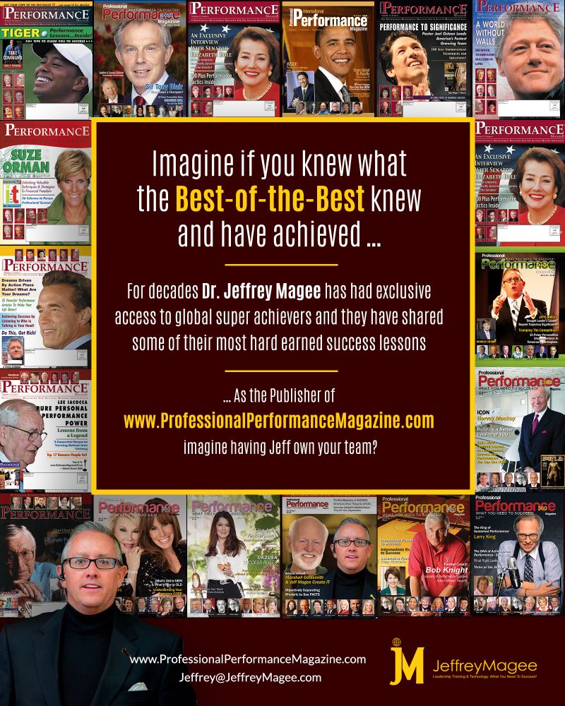 Dr. Jeffrey Magee🔹Business Development / Leadership / Author on ... Dr. Jeffrey Magee🔹Business Development / Leadership / Author on ...