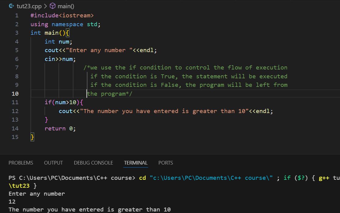 Talha Malik on LinkedIn: #cpp #conditionalstatements #programminggurus Talha Malik on LinkedIn: #cpp #conditionalstatements #programminggurus