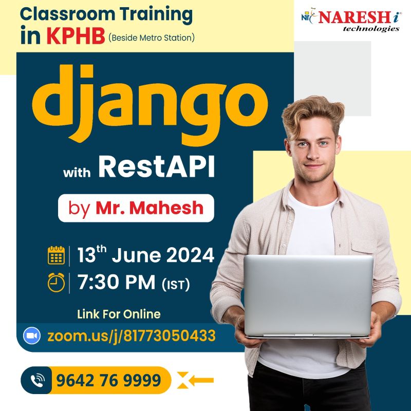 Naresh i Technologies on LinkedIn: #django #python #restapi # ... Naresh i Technologies on LinkedIn: #django #python #restapi # ...