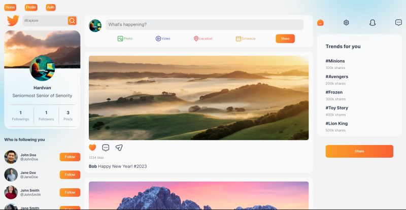 Hardik Pawar on LinkedIn: #merngram #react #nodejs #socialmedia # ... Hardik Pawar on LinkedIn: #merngram #react #nodejs #socialmedia # ...