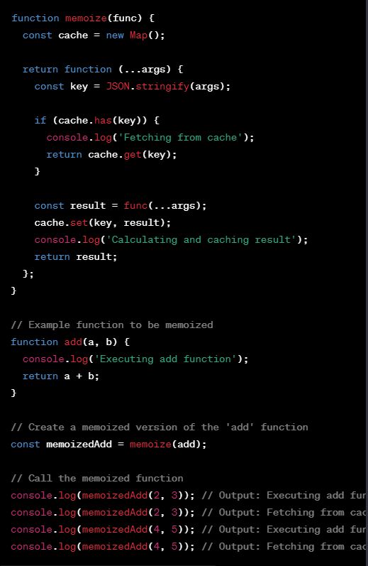 How to use memoize functions in JavaScript | shamim hasnain posted on ... How to use memoize functions in JavaScript | shamim hasnain posted on ...