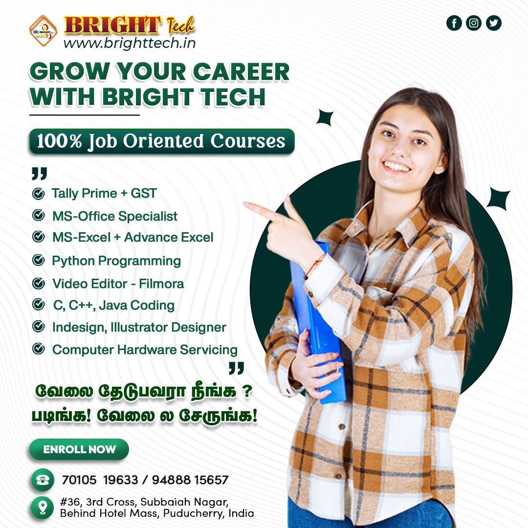 Bright Tech Training Institute on LinkedIn: #educationinstitute # ... Bright Tech Training Institute on LinkedIn: #educationinstitute # ...