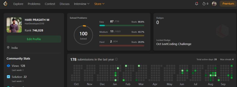 Hari Prasath Moorthi on LinkedIn: #codingjourney #leetcode # ... Hari Prasath Moorthi on LinkedIn: #codingjourney #leetcode # ...