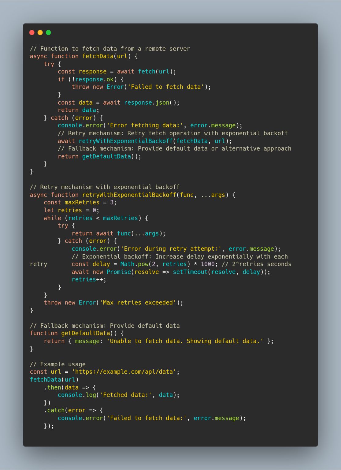 Amit Singh on LinkedIn: #javascript #faulttolerance #webdev #resilience Amit Singh on LinkedIn: #javascript #faulttolerance #webdev #resilience