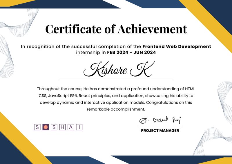 Kishore K on LinkedIn: #frontenddevelopment #reactjs #html #css #js # ... Kishore K on LinkedIn: #frontenddevelopment #reactjs #html #css #js # ...