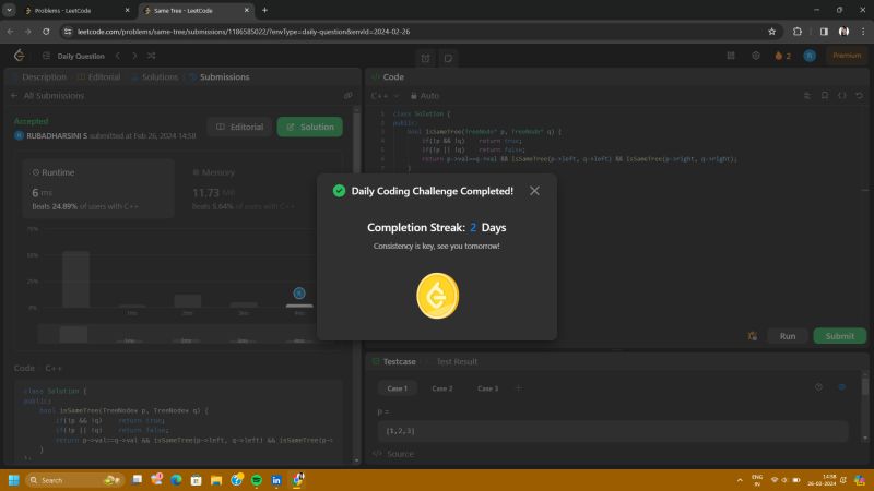 RUBADHARSINI SARAVANAN on LinkedIn: #leetcodechallenge #leetcode100days ... RUBADHARSINI SARAVANAN on LinkedIn: #leetcodechallenge #leetcode100days ...