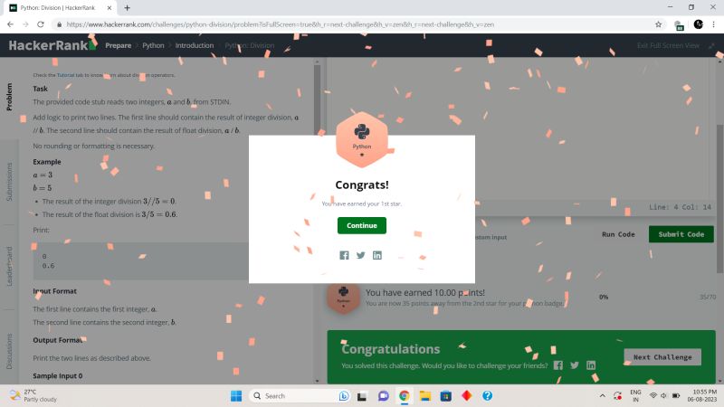 Layiq M on LinkedIn: #python #hackerrank #pythonprogramming # ... Layiq M on LinkedIn: #python #hackerrank #pythonprogramming # ...