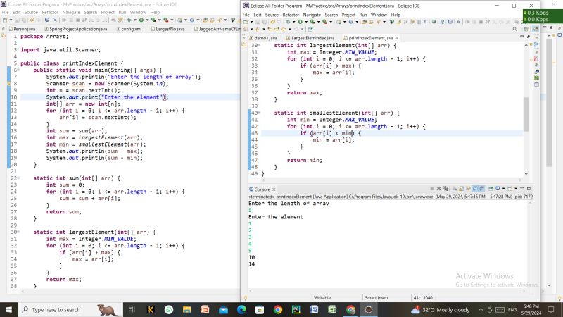 How to calculate n-1 elements in an array using Java | Ritesh Kumar ... How to calculate n-1 elements in an array using Java | Ritesh Kumar ...