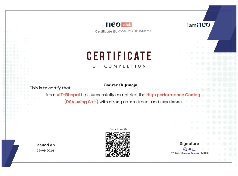 Gauransh Juneja on LinkedIn: #coding #cpp #datastructure #algorithm #iamneo Gauransh Juneja on LinkedIn: #coding #cpp #datastructure #algorithm #iamneo
