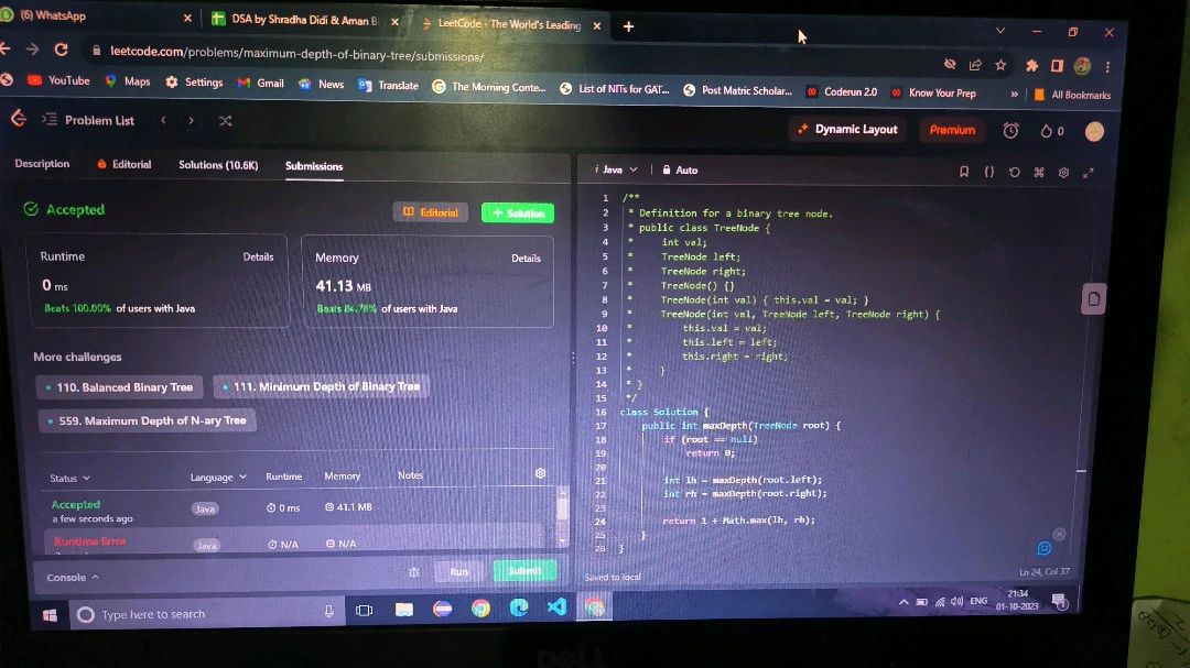 NILESH KUMAR on LinkedIn: #day1 #codechallenge #leetcode # ... NILESH KUMAR on LinkedIn: #day1 #codechallenge #leetcode # ...