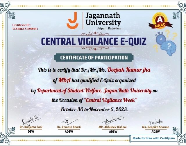 Deepak Jha on LinkedIn: Received my certificate for participating in ... Deepak Jha on LinkedIn: Received my certificate for participating in ...