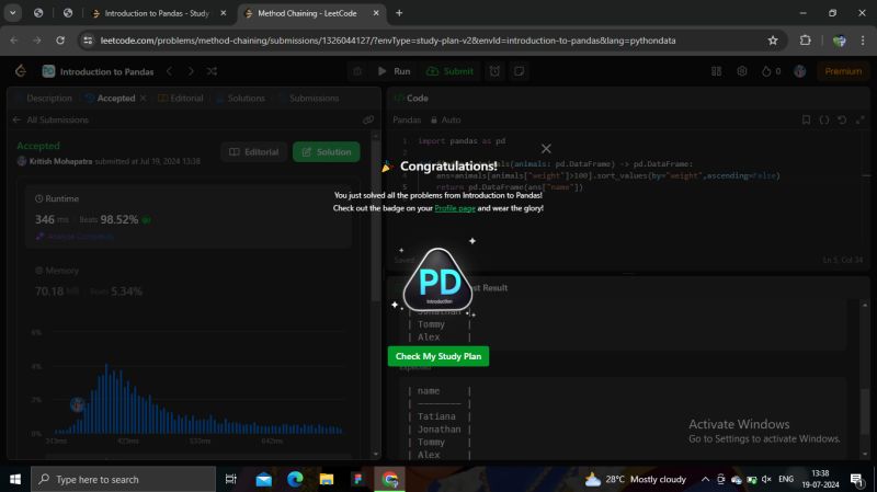 Kritish Mohapatra on LinkedIn: #leetcode #pandas #dataanalysis # ... Kritish Mohapatra on LinkedIn: #leetcode #pandas #dataanalysis # ...