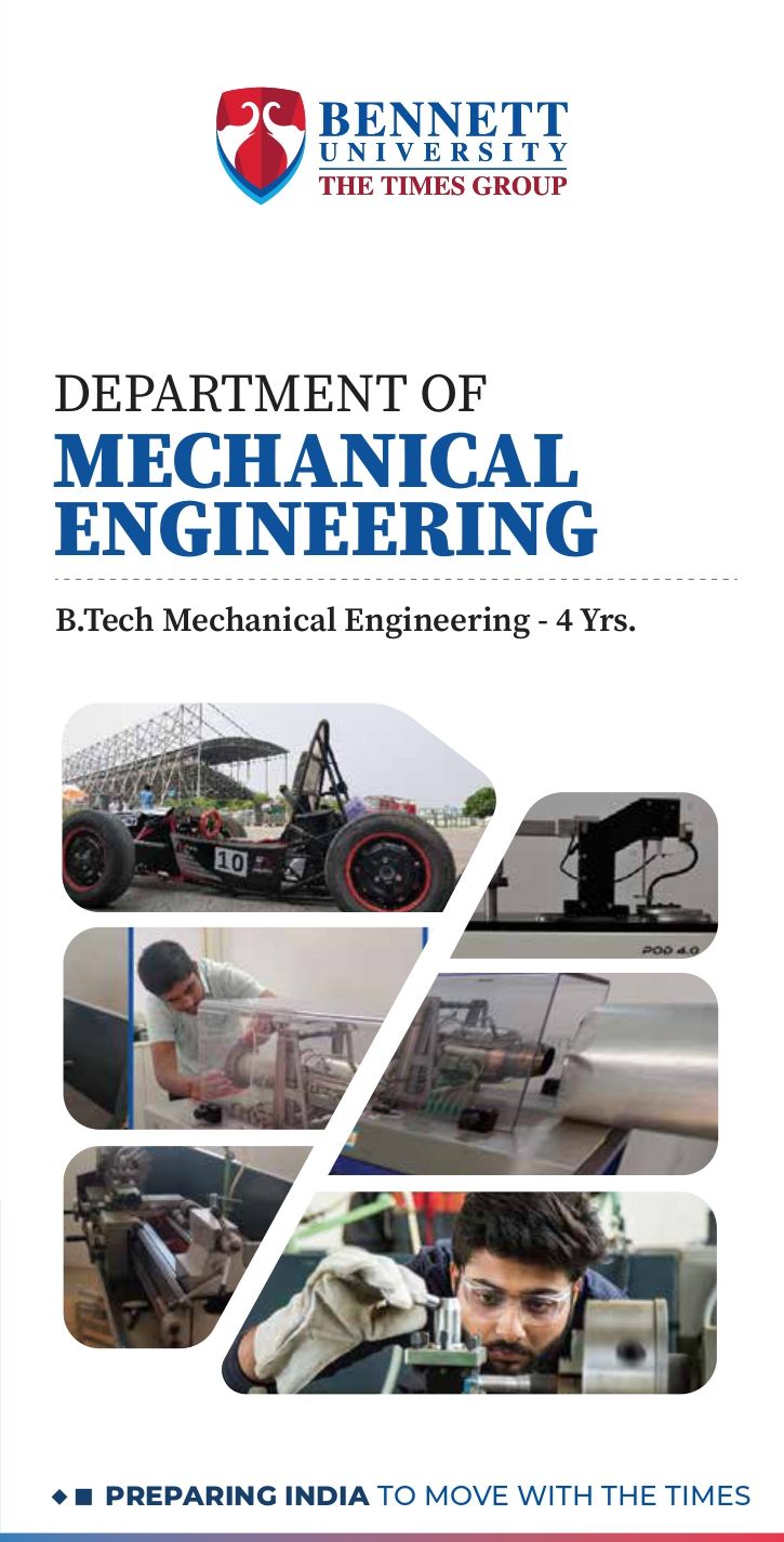 Department of Mechanical Engineering, Bennett University on LinkedIn: # ... Department of Mechanical Engineering, Bennett University on LinkedIn: # ...