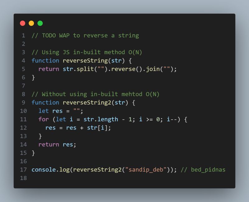 SANDIP DEB on LinkedIn: #javascript #problemsolving SANDIP DEB on LinkedIn: #javascript #problemsolving
