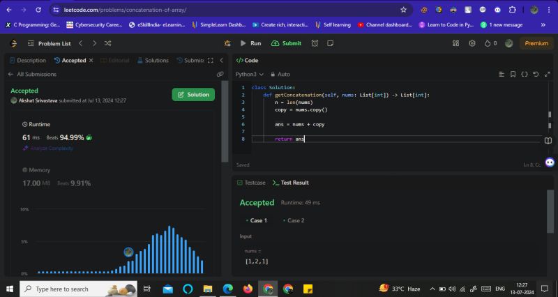 Akshat Srivastava on LinkedIn: #365daysofcode #leetcode Akshat Srivastava on LinkedIn: #365daysofcode #leetcode