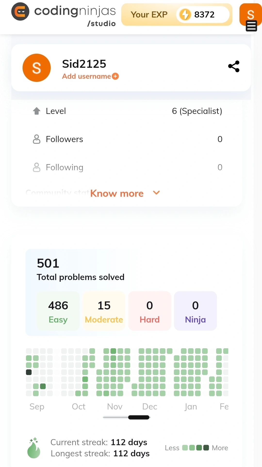 Completed 500 coding questions on Coding Ninjas | Siddharth Jha posted ... Completed 500 coding questions on Coding Ninjas | Siddharth Jha posted ...