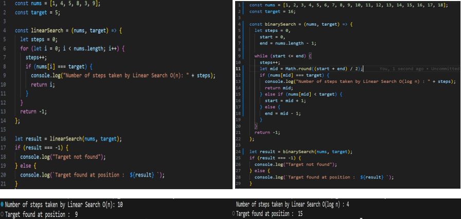 Adarsha P C on LinkedIn: DSA - Javascript - Linear Search and Binary ... Adarsha P C on LinkedIn: DSA - Javascript - Linear Search and Binary ...