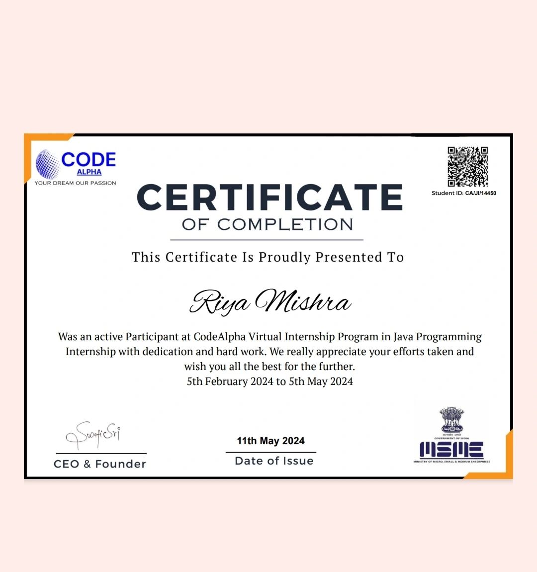 Riya Mishra on LinkedIn: #certificate Riya Mishra on LinkedIn: #certificate