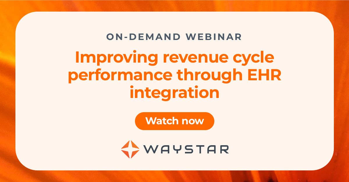 Waystar on LinkedIn: Webinar: Improving revenue cycle performance ... Waystar on LinkedIn: Webinar: Improving revenue cycle performance ...