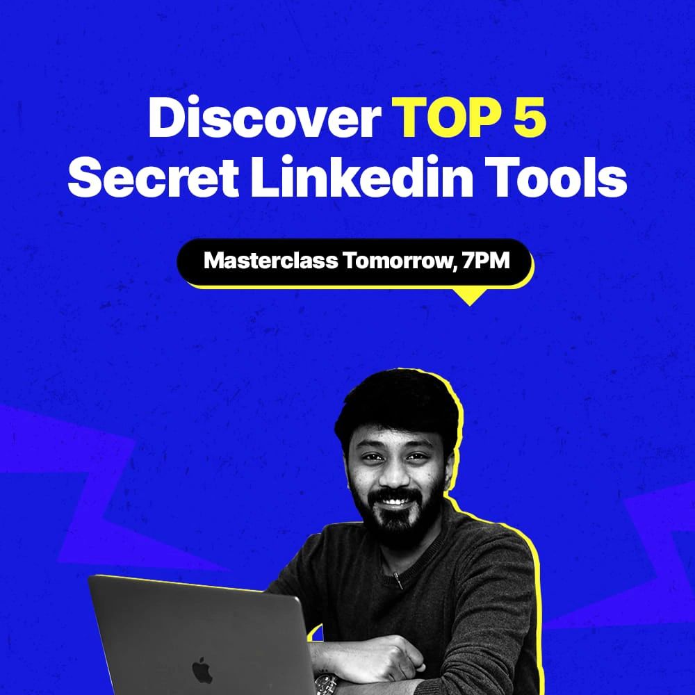 Ready for Vaibhav Sisinity's LinkedIn Masterclass | Poorna Pragathi ... Ready for Vaibhav Sisinity's LinkedIn Masterclass | Poorna Pragathi ...