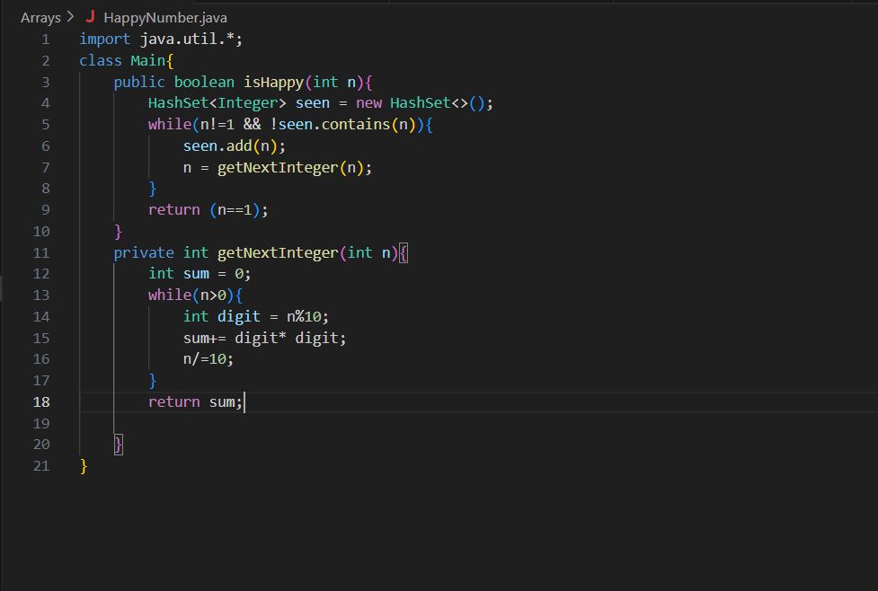 Yamini Khurana on LinkedIn: #java #happynumbers #problemsolving ... Yamini Khurana on LinkedIn: #java #happynumbers #problemsolving ...