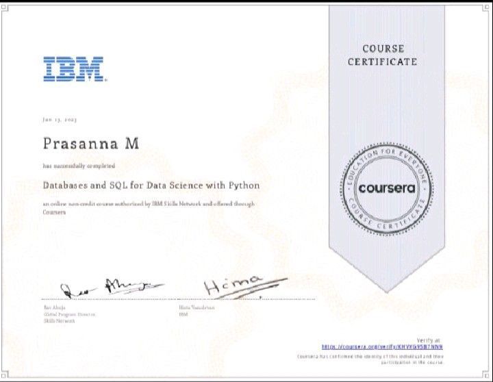 Prasanna M on LinkedIn: #python #sql #cloud #datascience #database # ... Prasanna M on LinkedIn: #python #sql #cloud #datascience #database # ...