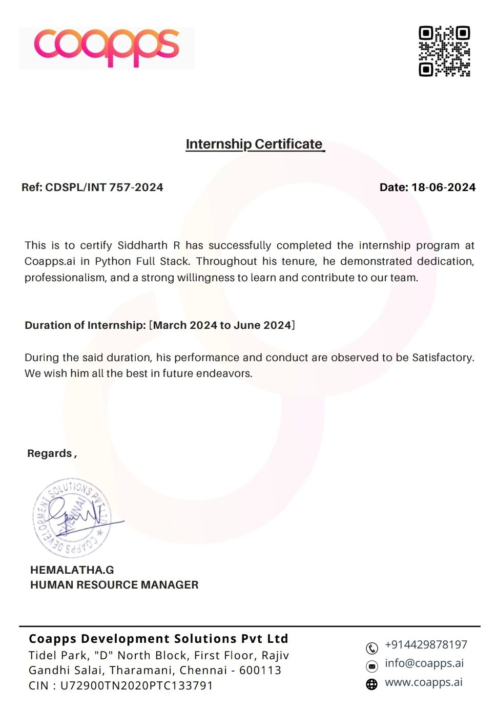 SIDDHARTH RAMESHE on LinkedIn: #internship #fullstackdevelopment # ... SIDDHARTH RAMESHE on LinkedIn: #internship #fullstackdevelopment # ...