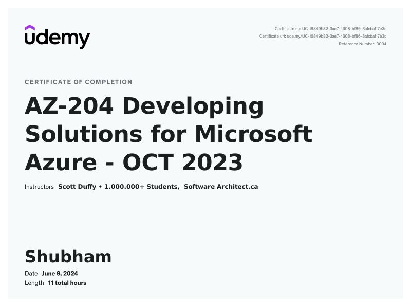 Shubham Gupta on LinkedIn: Proud to announce my recent certification on ... Shubham Gupta on LinkedIn: Proud to announce my recent certification on ...