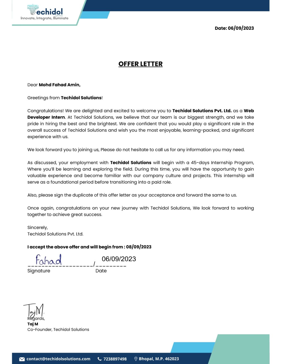 Mohd Fahad Amin on LinkedIn: I’m happy to share that I’m starting a new ... Mohd Fahad Amin on LinkedIn: I’m happy to share that I’m starting a new ...